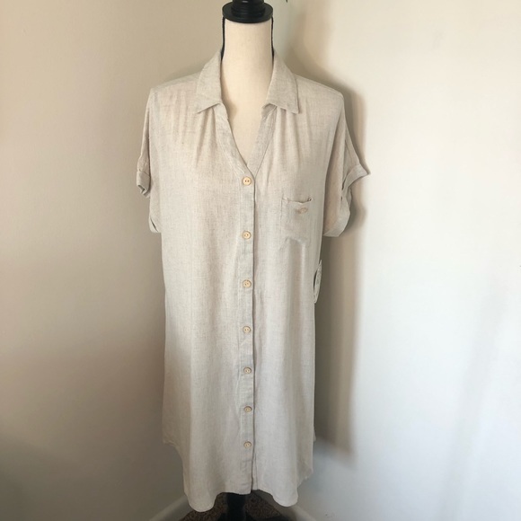 NAIF | Dresses | New Naif Linen Blend Dress | Poshmark